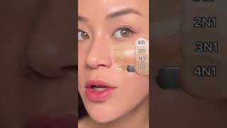 Comparing #esteelauder Hydra Rescue Moisturizing #foundationshade to the online swatch #makeup