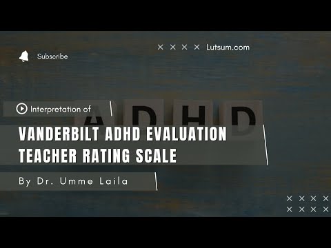 Venderbilt ADHD Diagnostic Teacher Rating Scale