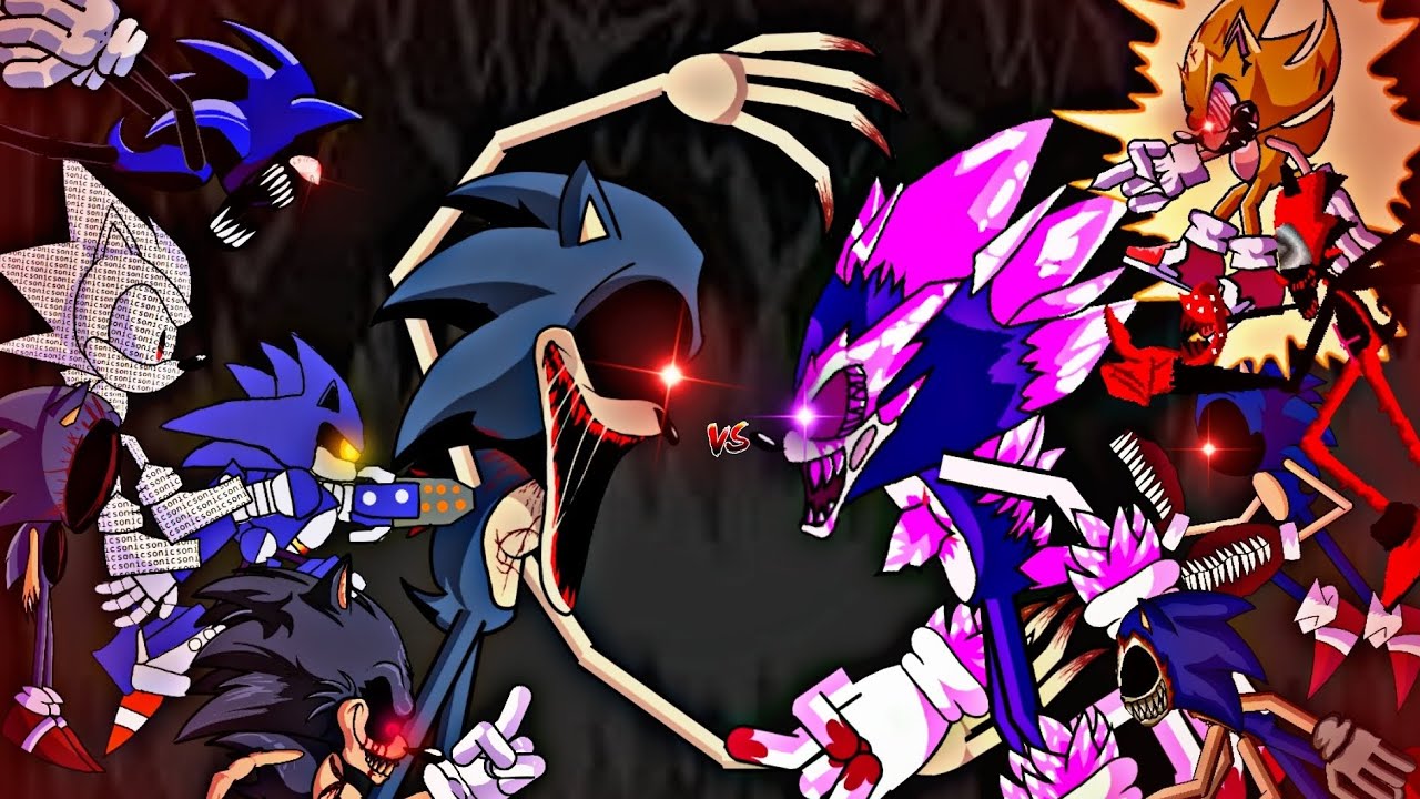Sonic.exe Fights Compilation DC2 Animations!