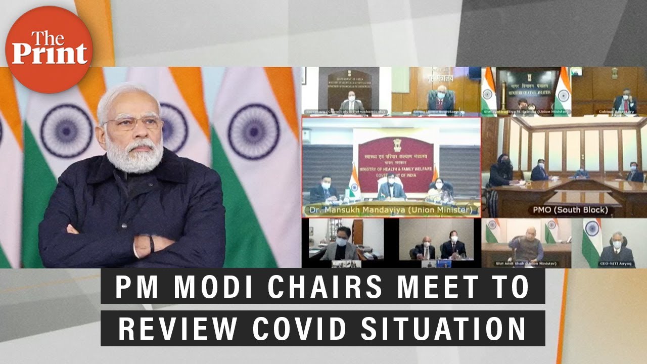PM Modi chairs high level meet to review Covid situation & preparedness