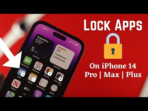 iPhone 14's: How to LOCK Individual Apps! [Inbuilt Feature]