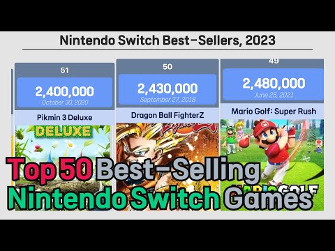 Best-Selling Nintendo Switch Games (As of 2023)