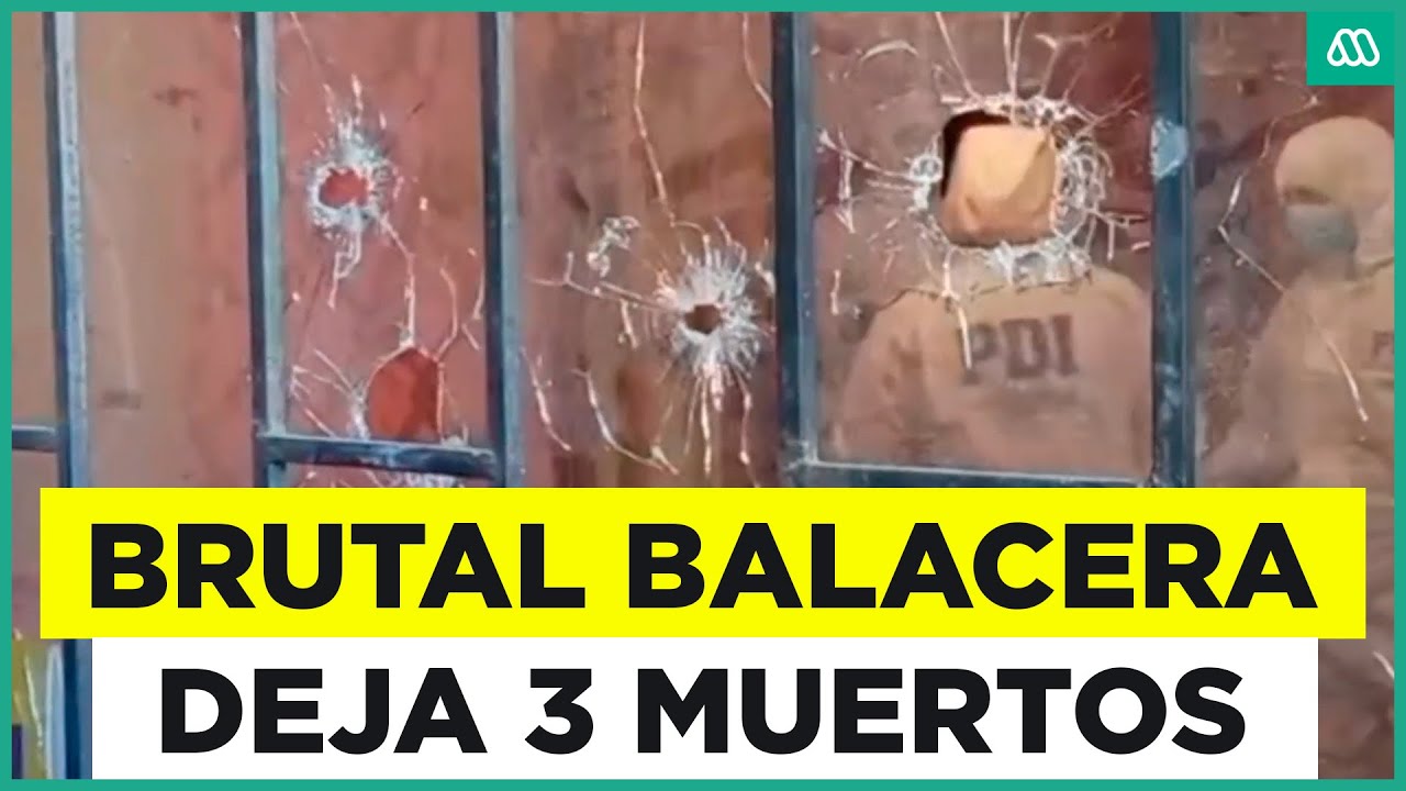 Brutal balacera en Quillota: reportaron 3 muertos y 5 heridos