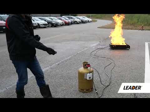 Wireless remote control for GF42 and AEROS 2 training fire trays