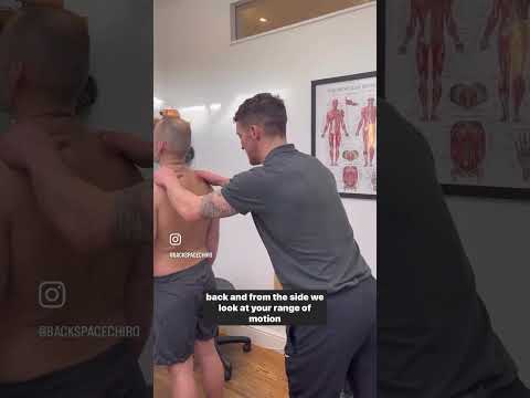 What happens during an initial consultation with a chiropractor at [Backspace]?