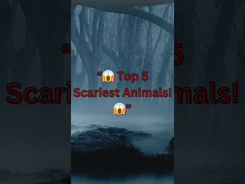 "Top 5 Scariest Animals That Will Give You Nightmares! Part 1" #ScariestAnimals #WildlifeHorrors