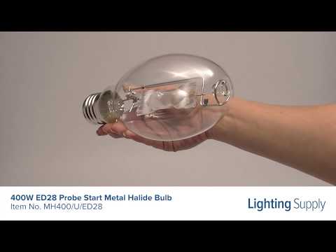 Philips 400W ED28 Probe Start Metal Halide Bulb (MH400/U/ED28)