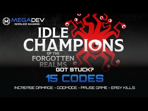 IDLE CHAMPIONS OF THE FORGOTTEN REALMS Cheats: Godmode, Pause Game, ... | Trainer by MegaDev