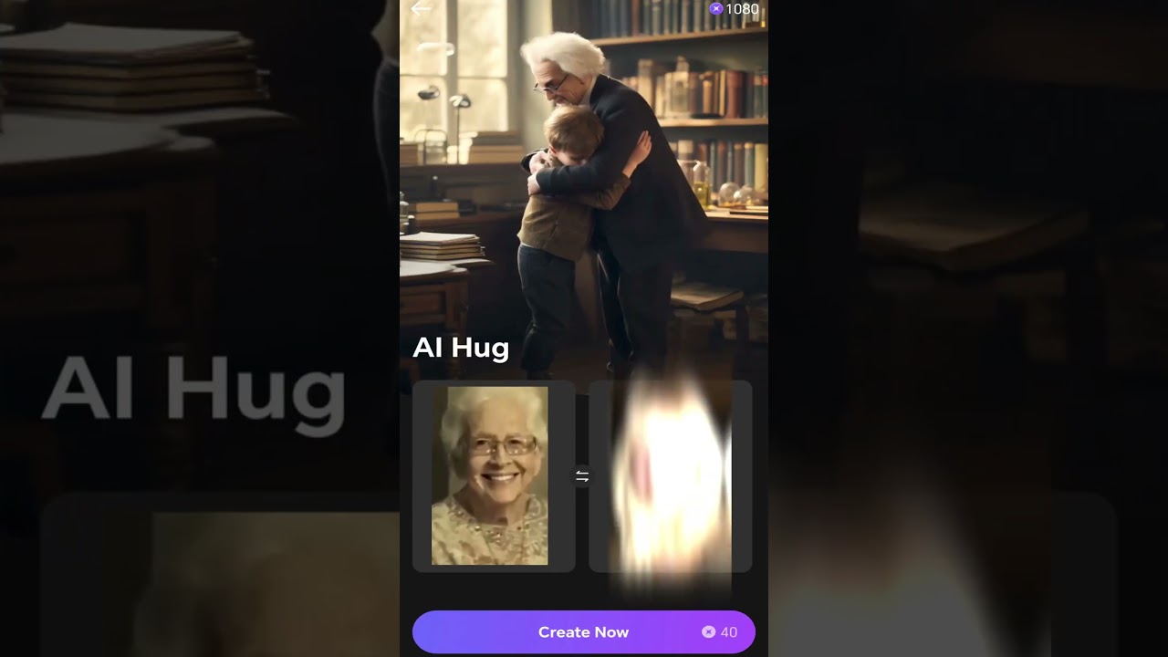 Create Moving Memorial Hugs.Turn Photos into Hugging Videos - AI Magic!