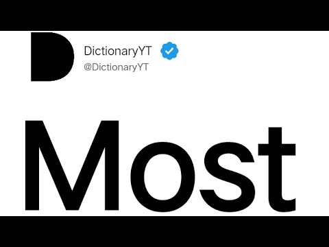 Most Meaning in English