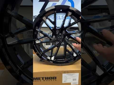 Method new Raised Wheels style MR801 in the size 22x10 offset +10 bolt pattern 6x139.7 black milled
