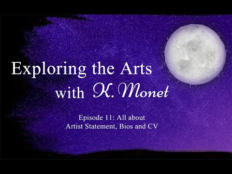 Artists Statement, Bio, and CV