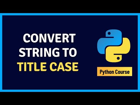 How to Convert String to Title Case in Python | Python Tutorial for Beginners | @AiHintsHindi