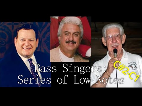 Bass Singers: Series of Low Notes (C#2-C1)