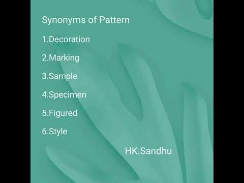 synonyms of Pattern #harpreetkau #vocabulary #english #education #englishvocab #vocabularylearning