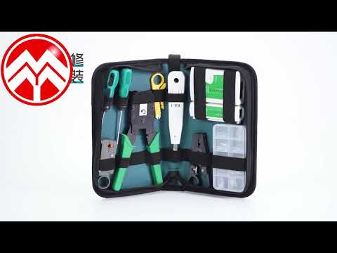 Computer Network Repair Tool Kit Ethernet LAN Cable Tester RJ45 Crimper Crimping Plier Wire Cutter