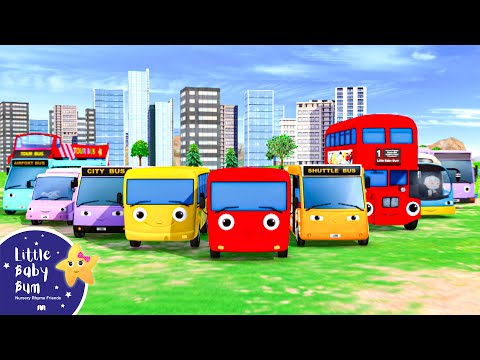 Bus Song - Different Types Of Buses! | Little Baby Bum - Classic Nursery Rhymes for Kids