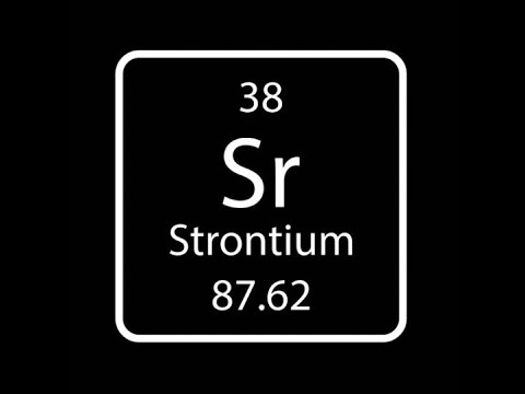 Strontium - Periodic Table #science #periodictable #generalknowledge