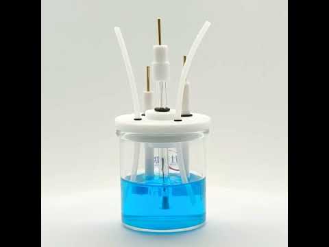 Single-Chamber Electrochemical Cell | Adjustable Aperture 3-Electrode System | 30-250ml