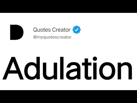 Adulation Meaning in English