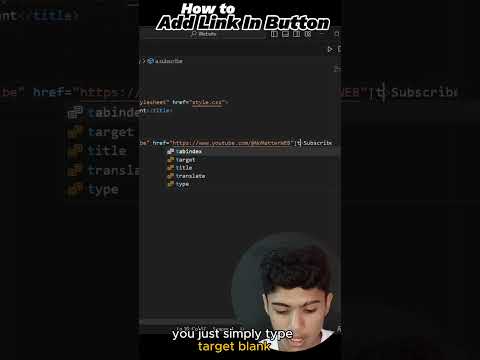 HTML Button Thats Acts Like A Link | Linking Button To URL Onclick #html #english #css @NoMatterWEB