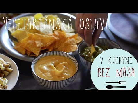 V KUCHYNI BEZ MASA | Slané tyčinky, guacamole, sýrový dip...