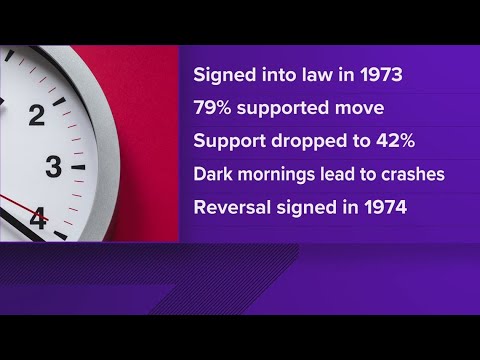 US tried permanent Daylight Saving Time in 1973