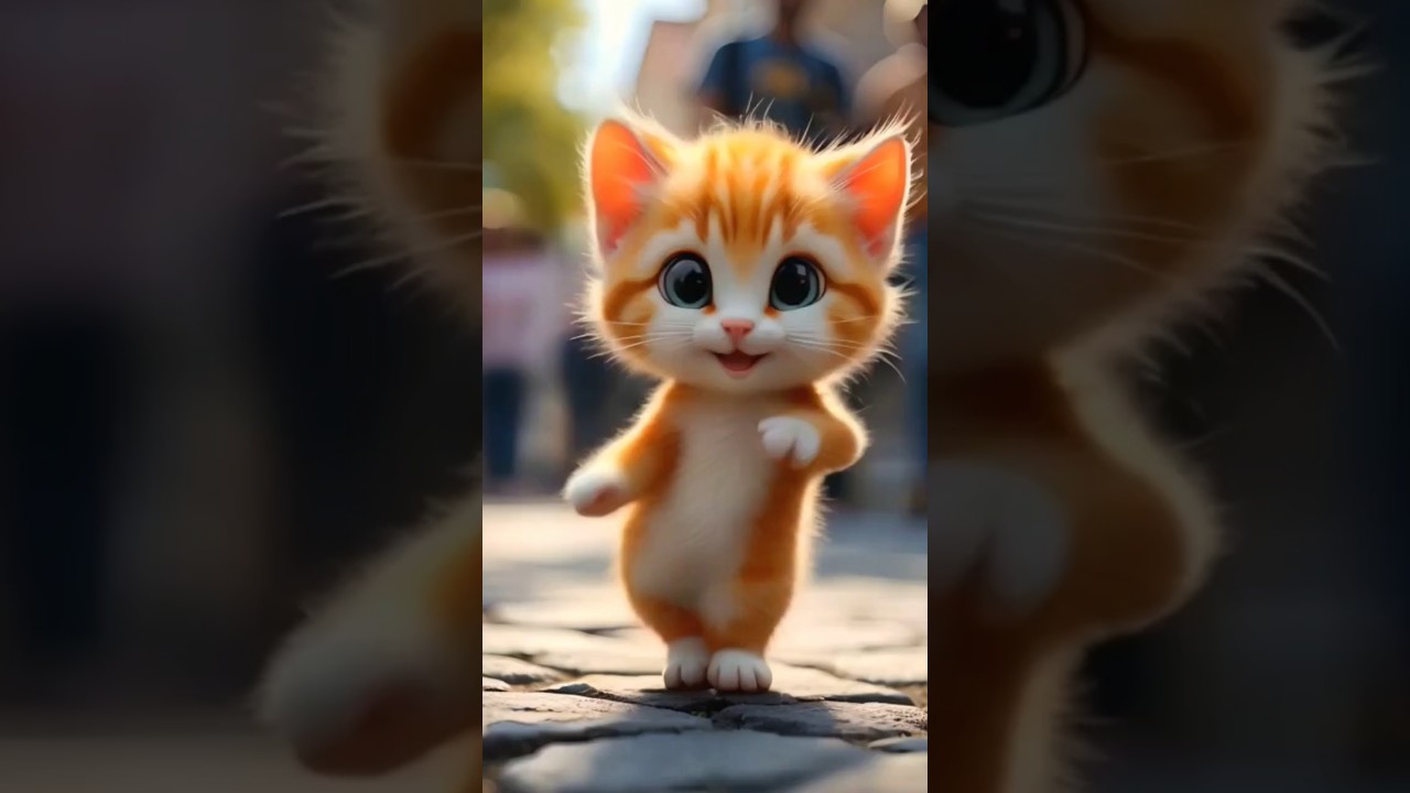 Cute dance 💃 😍 #cute #shorts #cat #dance #funny #comedy #0124