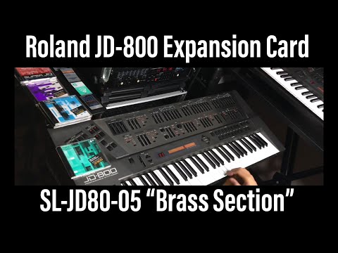 Roland JD-800 and JD-990 Brass Section ROM card set | Reverb