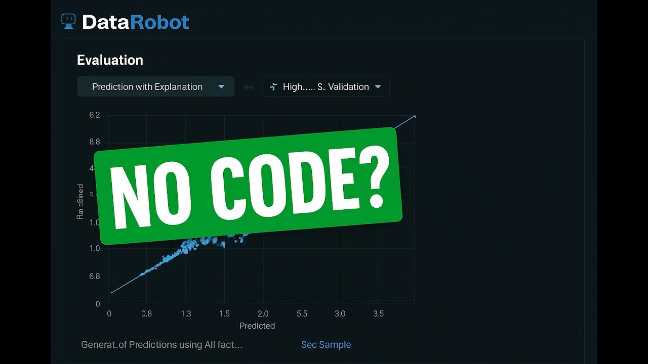 No-Code Machine Learning with DataRobot – Build Powerful Models in Minutes