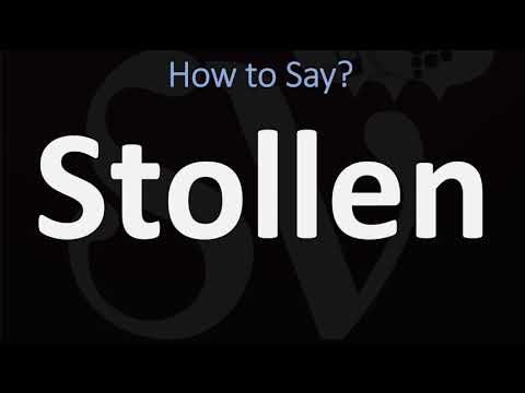 How to Pronounce Stollen? (CORRECTLY)