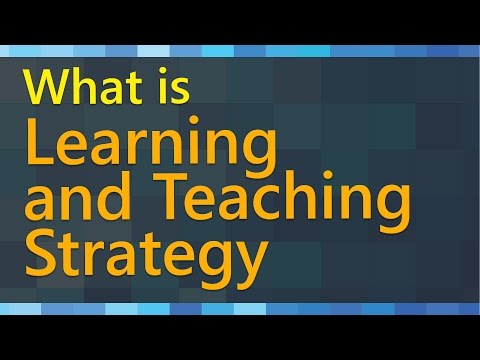What is Learning and Teaching Strategy | Education Terms for Teacher Education || SimplyInfo.net