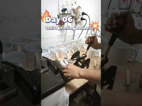 Day 07/ 365 T-shirt printing business Cricket jersey pr name or number print #ytshorts #challenge