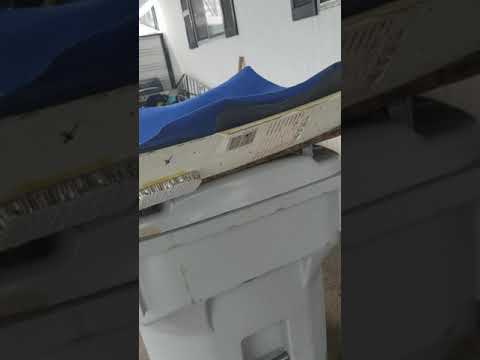Wrapping the headliner blue suede
