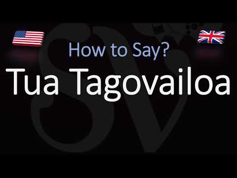 How to Pronounce Tua Tagovailoa? | NFL Player Pronunciation