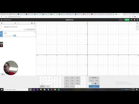 Standard Deviation with Desmos