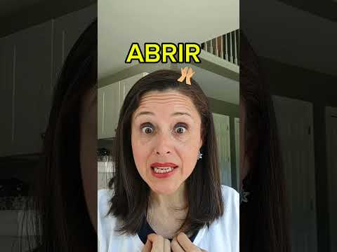 Verbs ABRIR and ESCRIBIR conjugations