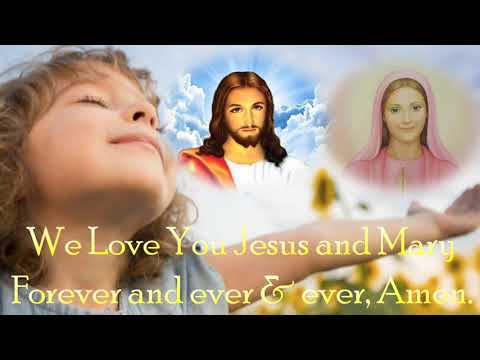 Praise The Holy Names of Jesus And Mary |"The Power in the Names of Jesus and Mary"| Adoration Hymn