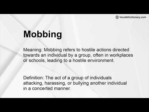 Mobbing Meaning