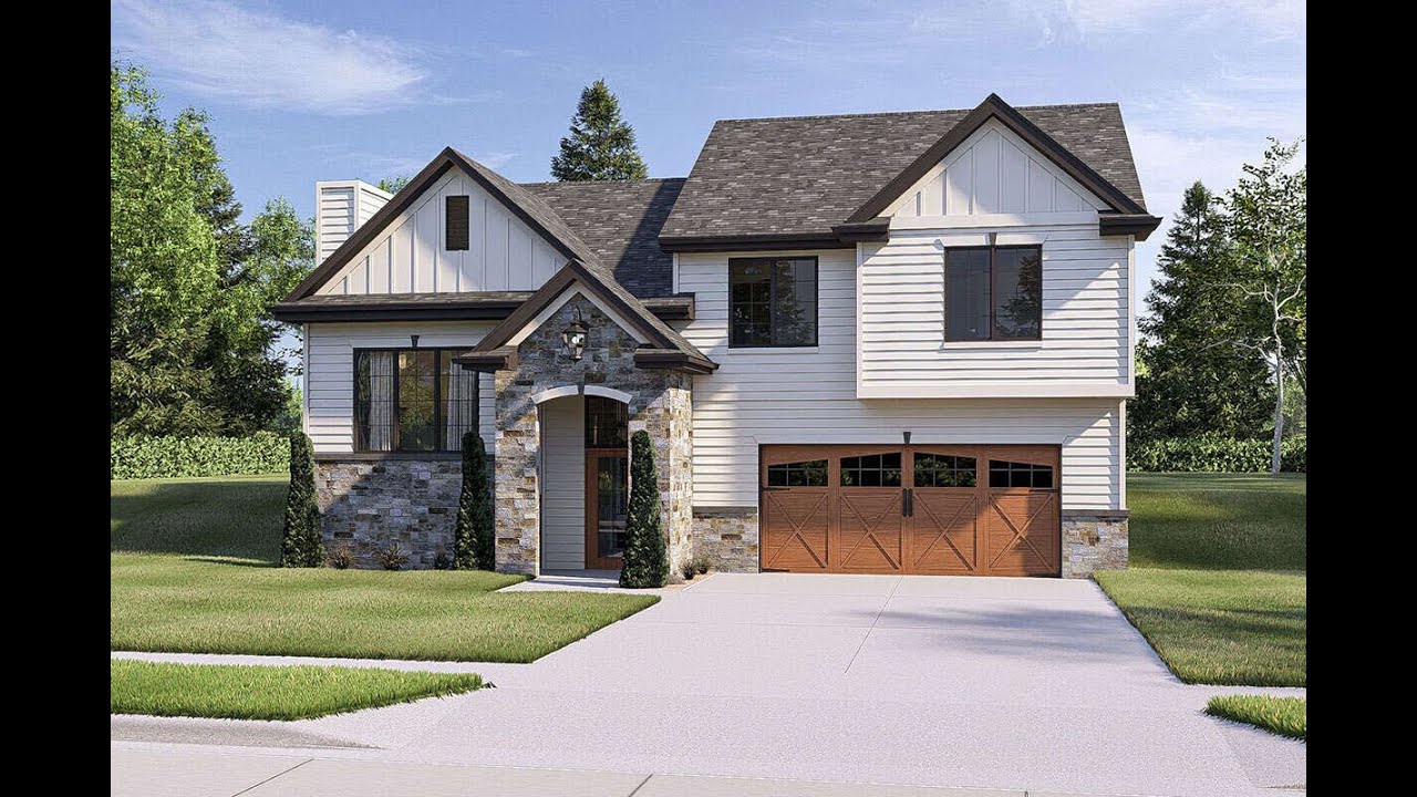 Split Foyer House Design | Plan 963-00249