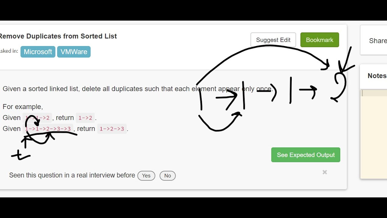 8.1 REMOVE DUPLICATES FROM SORTED LIST(Linked List)-Interviewbit #linkedlist#programming