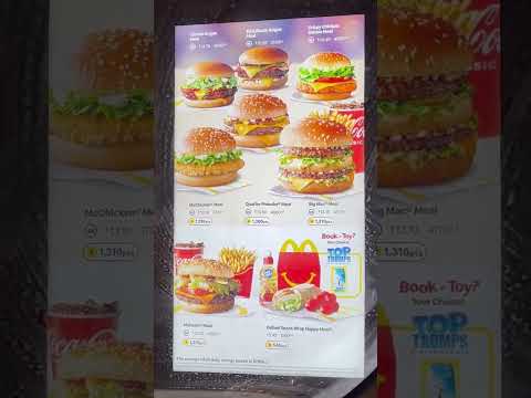 Part of Macca’s menu, Australia. #australia #mcdonalds #subscribe #like #shorts #interesting #enjoy