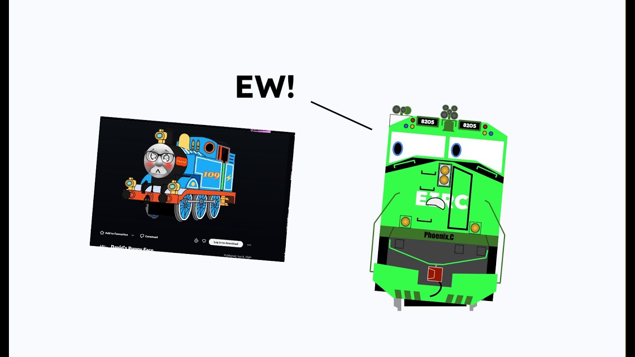 DeviantArt's problem with trains