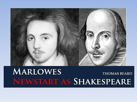 Marlowe’s tricky new start with the pseudonym Shakespeare, borrowed from a living person.