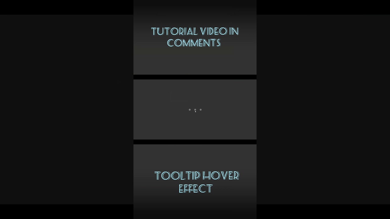 Pure Tooltip CSS && HTML Hover Effects | Custom Tooltip with only CSS