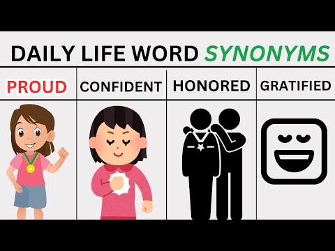 5 Words for Feeling Good About Yourself | Learn English Vocabulary | SYNONYM SERIES #synonyms