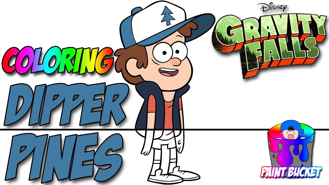 Dipper Pines from Gravity Falls New Coloring Pages - Disney XD Coloring Book