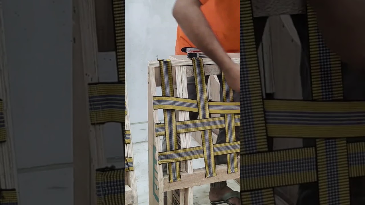 #diy Belt Cutting ✂️ Corner Sofa 😲😲cane sofa set fully natural