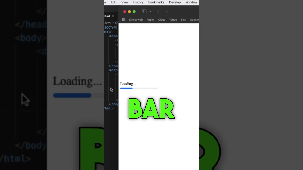Create Progress bars using pure HTML #programming #coding  #javascript