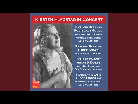 4 Lieder, Op. 27, TrV 170: No. 2, Cäcilie (Version for Voice & Orchestra) (Live)
